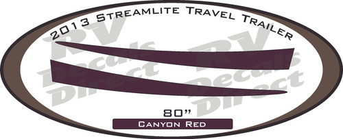 Streamlite Gulfstream Travel Trailer Replacement RV Decals & Graphics