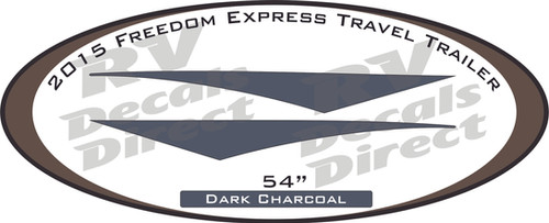 Freedom Express Coachmen Travel Trailer Replacement RV Decals & Graphics