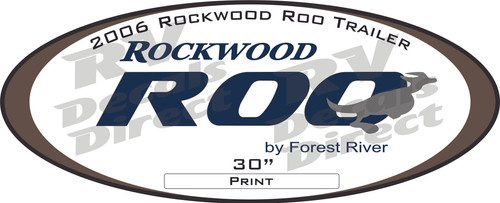 Rockwood Roo Forest River Replacement RV Decals & Graphics