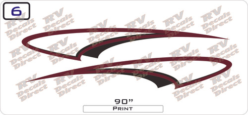 Redhawk Jayco Class C Replacement RV Decals & Graphics