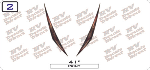 Rockwood Roo Forest River 5th Wheel Replacement RV Decals & Graphics