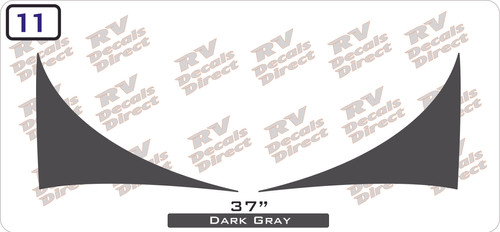 Road Warrior Heartland 5th Wheel Replacement RV Decals & Graphics