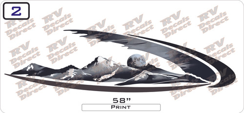 Sierra Forest River 5th Wheel Replacement RV Decals & Graphics