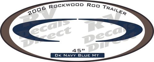 Rockwood Roo Forest River Travel Trailer Replacement RV Decals & Graphics