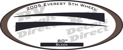 Everest Keystone 5th Wheel Replacement RV Decals & Graphics