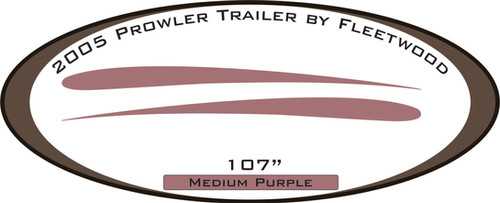 2005 Prowler Travel Trailer | USA - RV Decals Direct