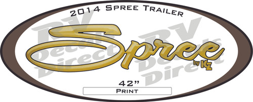 Spree KZ Travel Trailer Replacement RV Decals & Graphics