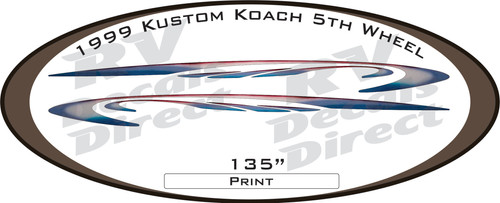 1999 Kustom Koach 5th Wheel | RV Decals Direct