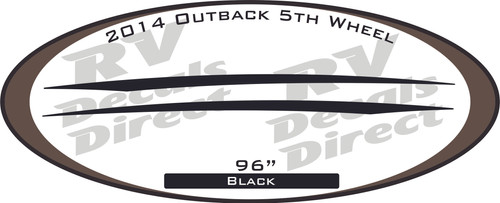 Outback Keystone 5th Wheel Replacement RV Decals & Graphics