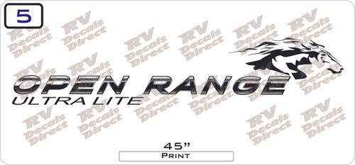 Open Range Replacement RV Decals & Graphics