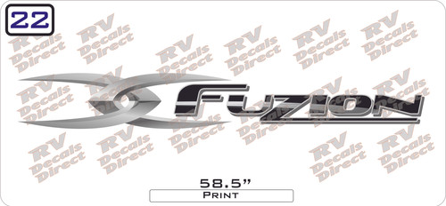 Fuzion Keystone 5th Wheel Replacement RV Decals & Graphics
