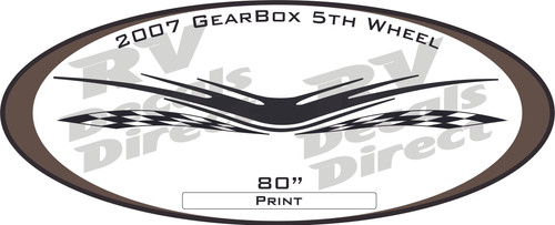 Gearbox Fleetwood 5th Wheel Replacement RV Decals & Graphics