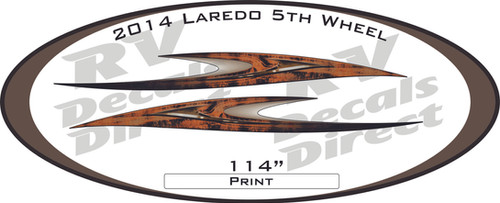 Laredo Keystone 5th Wheel/Travel Trailer Replacement RV Decals & Graphics