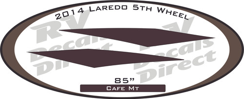 Laredo Keystone 5th Wheel/Travel Trailer Replacement RV Decals & Graphics