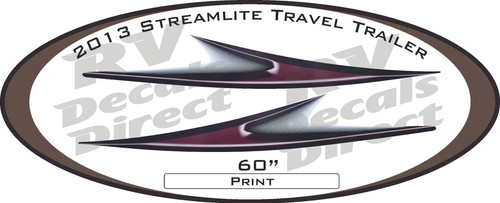 Streamlite Gulfstream Travel Trailer Replacement RV Decals & Graphics