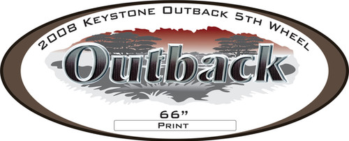 2008 Outback 5th Wheel | RV Decals Direct