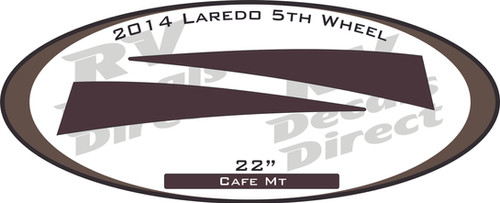 Laredo Keystone 5th Wheel/Travel Trailer Replacement RV Decals & Graphics
