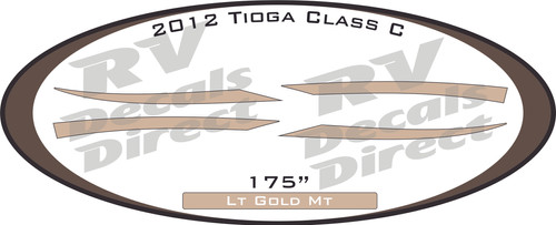 Tioga Ranger Fleetwood Class C Replacement RV Decals & Graphics