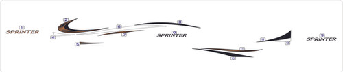 COMPLETE DECAL KIT (2022 Sprinter 5th Wheel) | RV Decals Direct