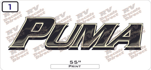 Puma Palomino Anniversary Edition Replacement RV Decals & Graphics