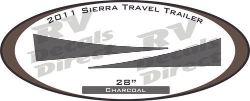 Sierra Forest River Travel Trailer Replacement RV Decals & Graphics