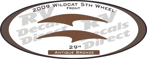 Wildcat Forest River 5th Wheel Replacement RV Decals & Graphics