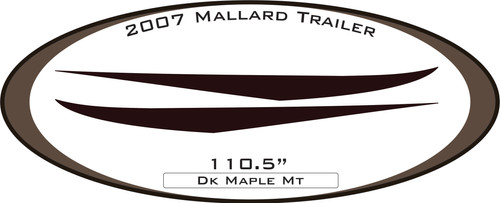 2007 Mallard Trailer | RV Decals Direct