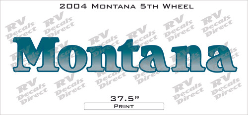 Montana Keystone 5th Wheel Replacement RV Decals & Graphics