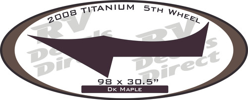 Titanium Glendale 5th Wheel Replacement RV Decals & Graphics