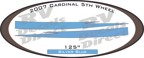 Cardinal Forest River 5th Wheel Replacement RV Decals & Graphics