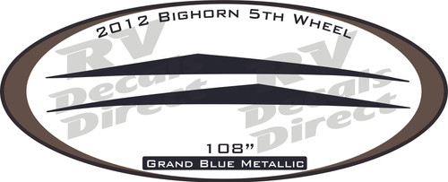 Bighorn Heartland 5th Wheel Replacement RV Decals & Graphics