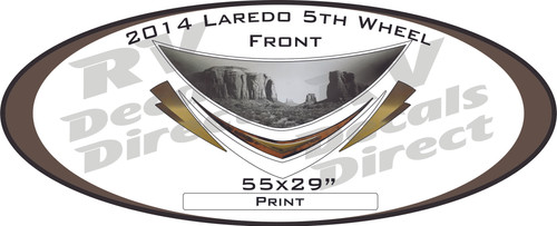 Laredo Keystone 5th Wheel/Travel Trailer Replacement RV Decals & Graphics