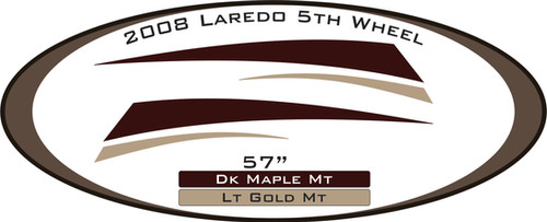 2008 Laredo 5th wheel | RV Decals Direct