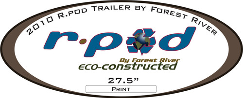 2010 R.Pod (Eco-Constructed) Travel Trailer | RV Decals Direct