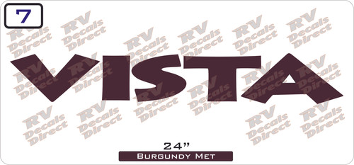 Vista Class A Replacement RV Decals & Graphics