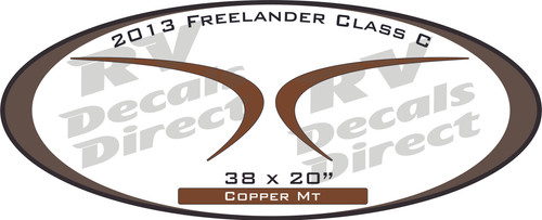 Freelander Coachmen Class C Replacement RV Decals & Graphics