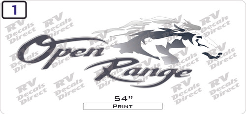 Open Range 5th Wheel Replacement RV Decals & Graphics