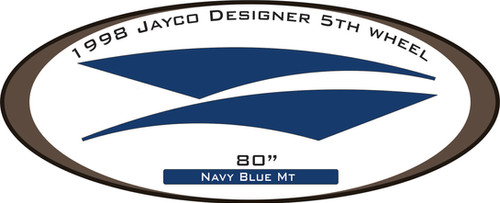 1998 Jayco Designer 5th wheel | RV Decals Direct