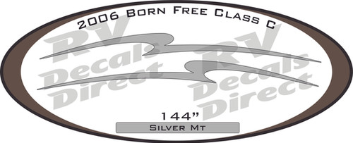 Born Free Motorcoach Class C Replacement RV Decals & Graphics