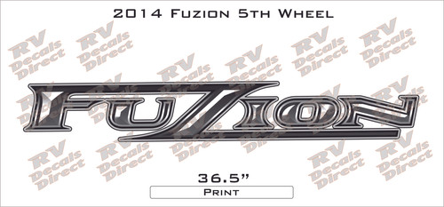 Fuzion Keystone 5th Wheel Replacement RV Decals & Graphics