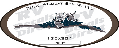 2006 Wildcat 5th Wheel | RV Decals Direct