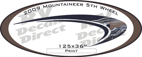 Mountaineer Keystone 5th Wheel Replacement RV Decals & Graphics