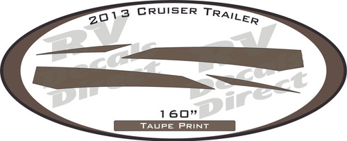 Cruiser Aire Crossroads Travel Trailer Replacement RV Decals & Graphics