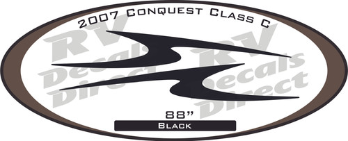 Conquest Gulf Stream Class C Replacement RV Decals & Graphics