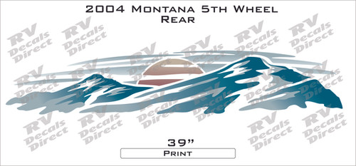 Montana Keystone 5th Wheel Replacement RV Decals & Graphics