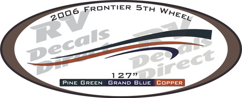 Frontier Vanguard 5th Wheel Replacement RV Decals & Graphics