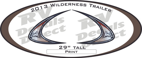 Wilderness Heartland Travel Trailer Replacement RV Decals & Graphics