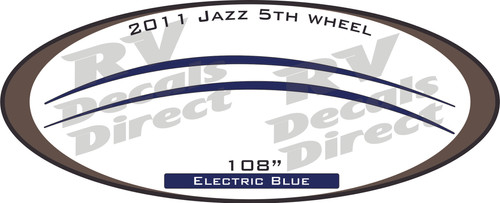 Jazz Lite Thor 5th Wheel Replacement RV Decals & Graphics