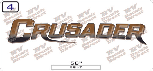 Crusader Primetime 5th Wheel Replacement RV Decals & Graphics