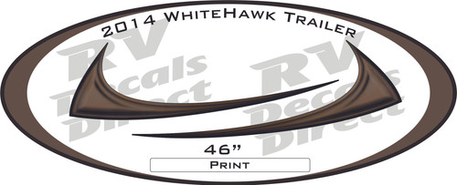 White Hawk Jayco Travel Trailer Replacement RV Decals & Graphics